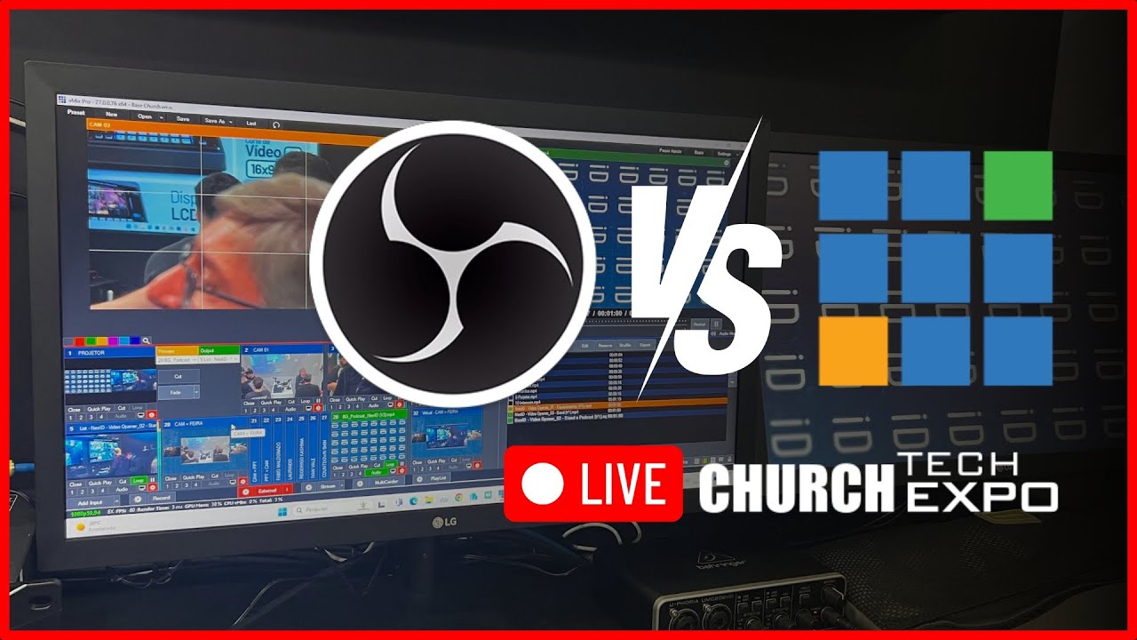 🔴 LIVE CHURCH TECH EXPO Podcast #02 - OBS versus VMIX @estudiotreze - YouTube