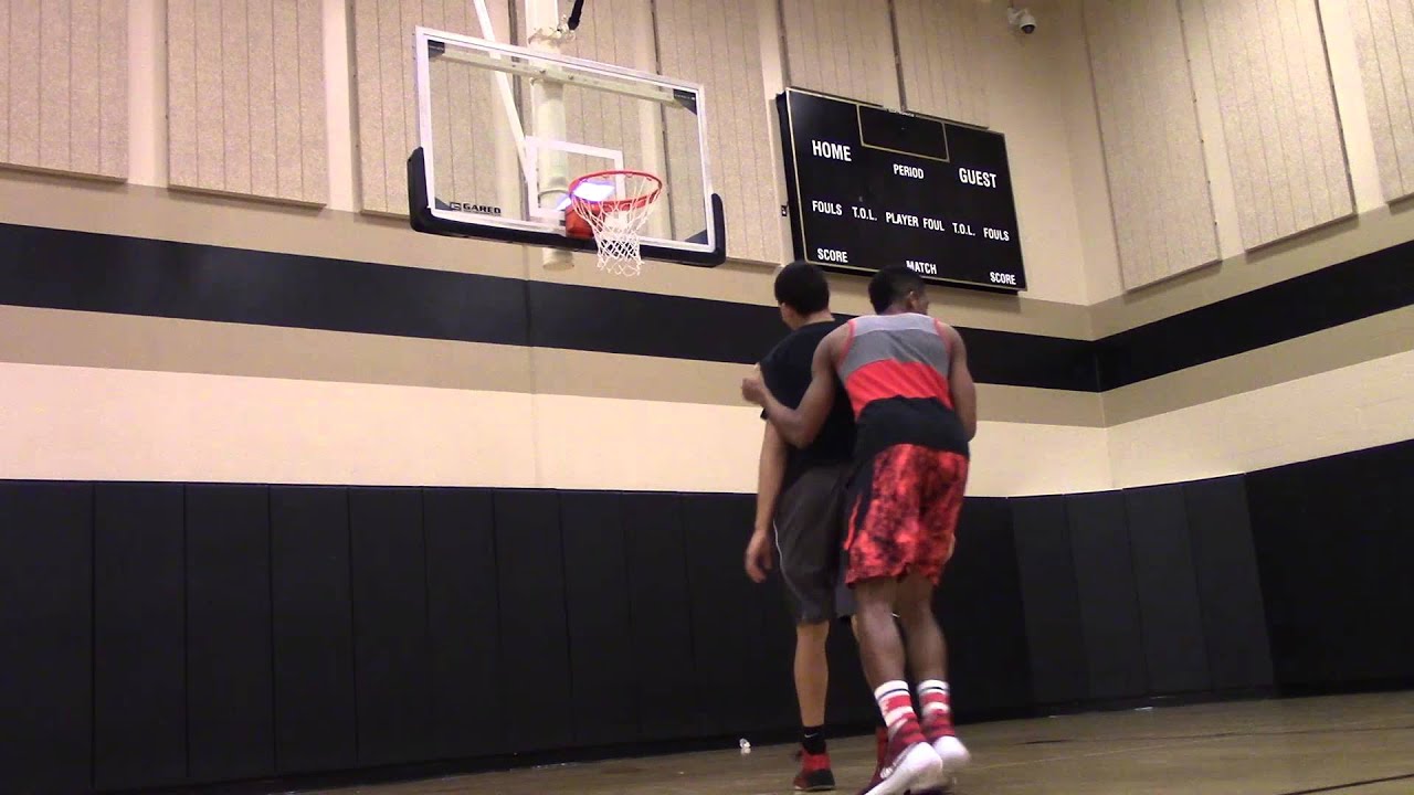 Isaiah Rivera First 360 Between The Legs Dunk!! Ft. Steven, CJ, Jeff ...