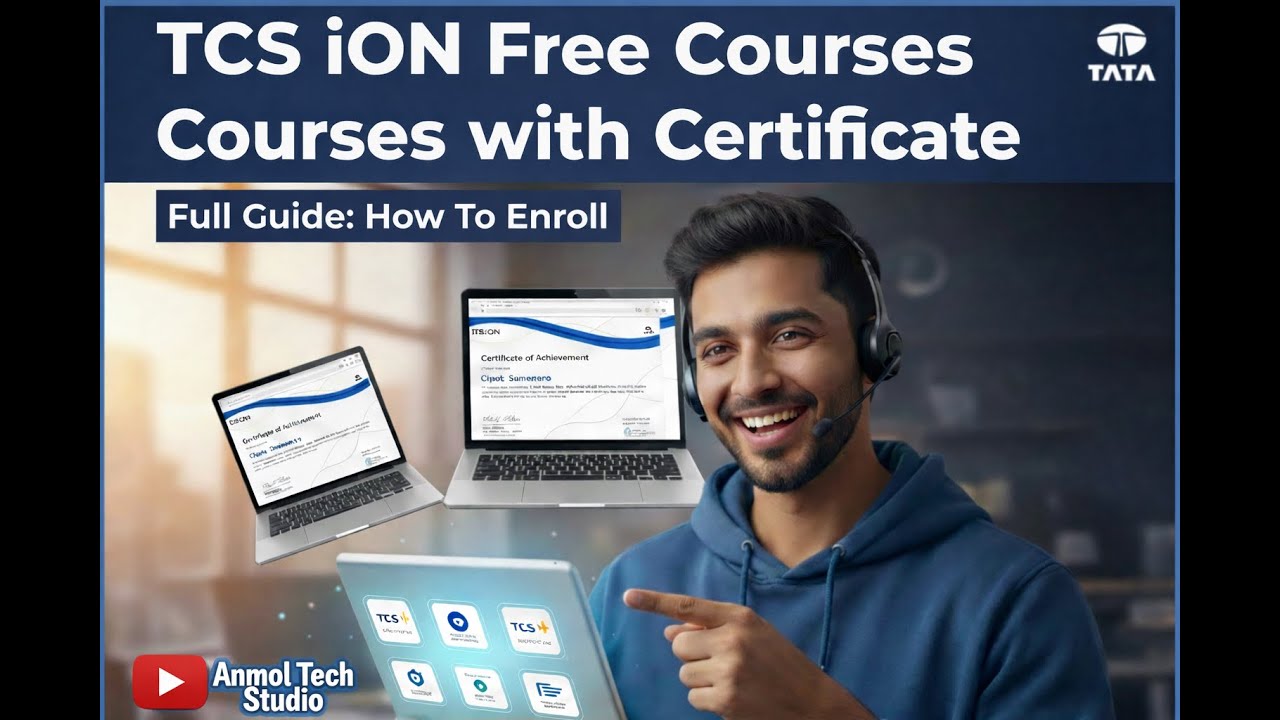 TCS iON Free Certified Courses | Step-by-Step Enrollment Guide - YouTube