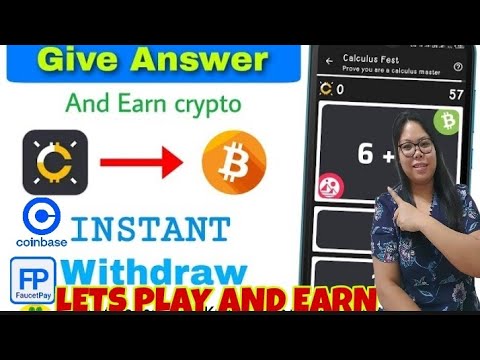 CRYPTO SENCE EARN REWARDS GAMEPLAY WITHDRAW INSTANT #COINBASE # ...