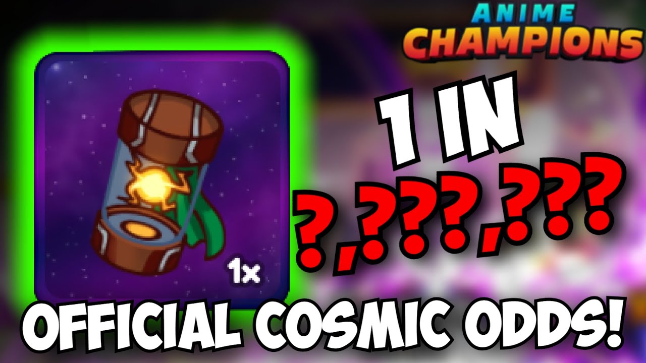 Official Cosmic Drop Rates Update 7 (Levi) | Anime Champions - YouTube