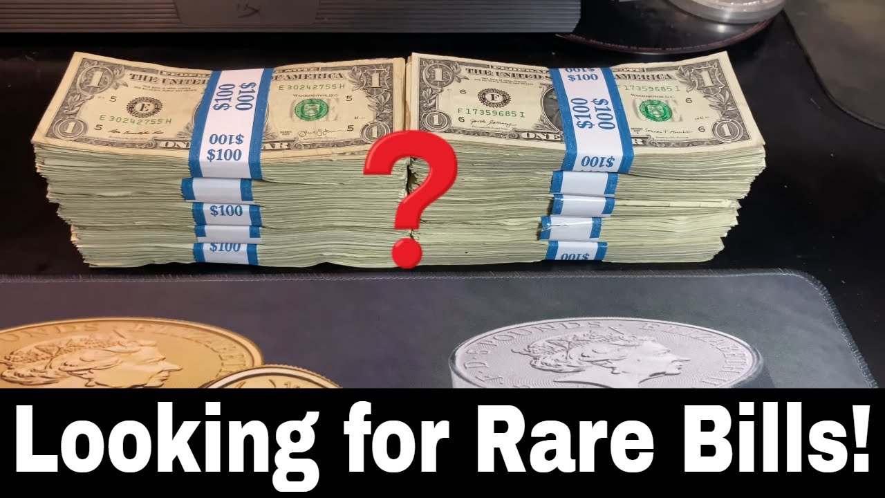 Searching Money for Rare Bills and Star Notes - YouTube