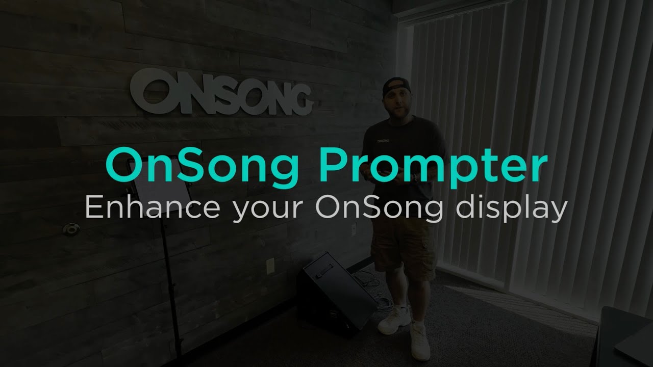 Enhance Your OnSong Display with the OnSong Prompter - YouTube