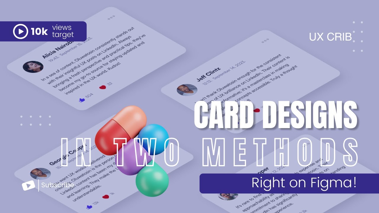 Card Designs Using Rectangle and Auto-Layout || Figma Plugins for ...