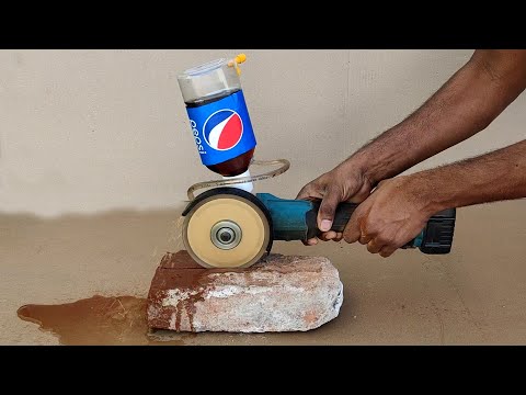 Angle Grinder Hack/very easy way to remove dust from the air when working with an angle grinder.