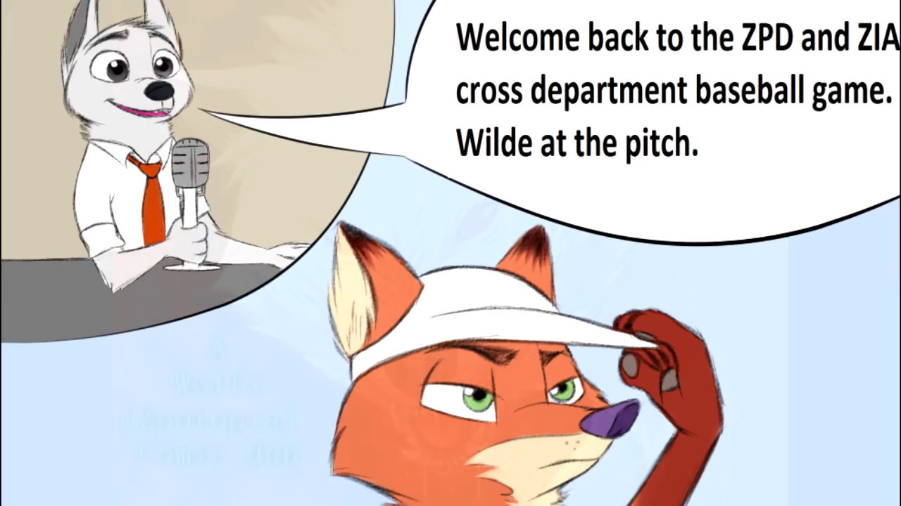 [Zootopia Comic dub] ZPD vs ZIA Baseball Game - YouTube