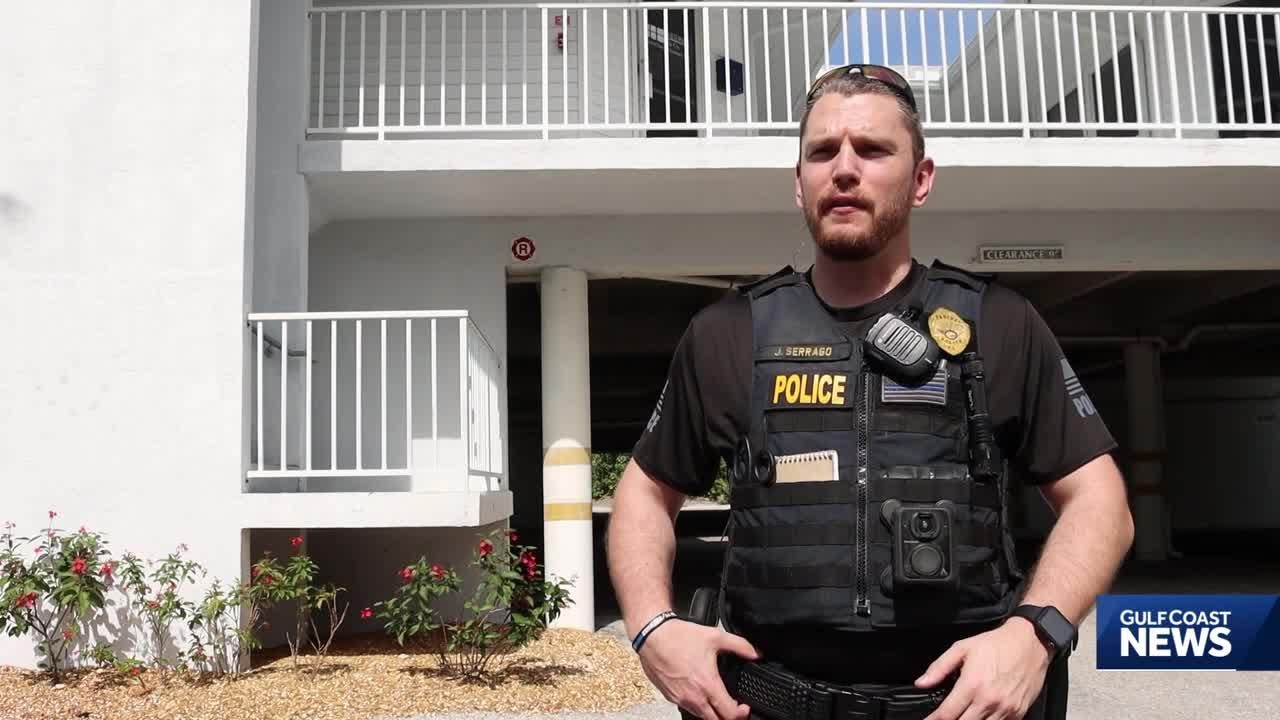 Sanibel police officer recognized for saving choking infant's life ...