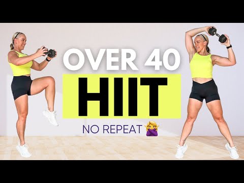 40 MIN HIIT Workout for Women Over 40