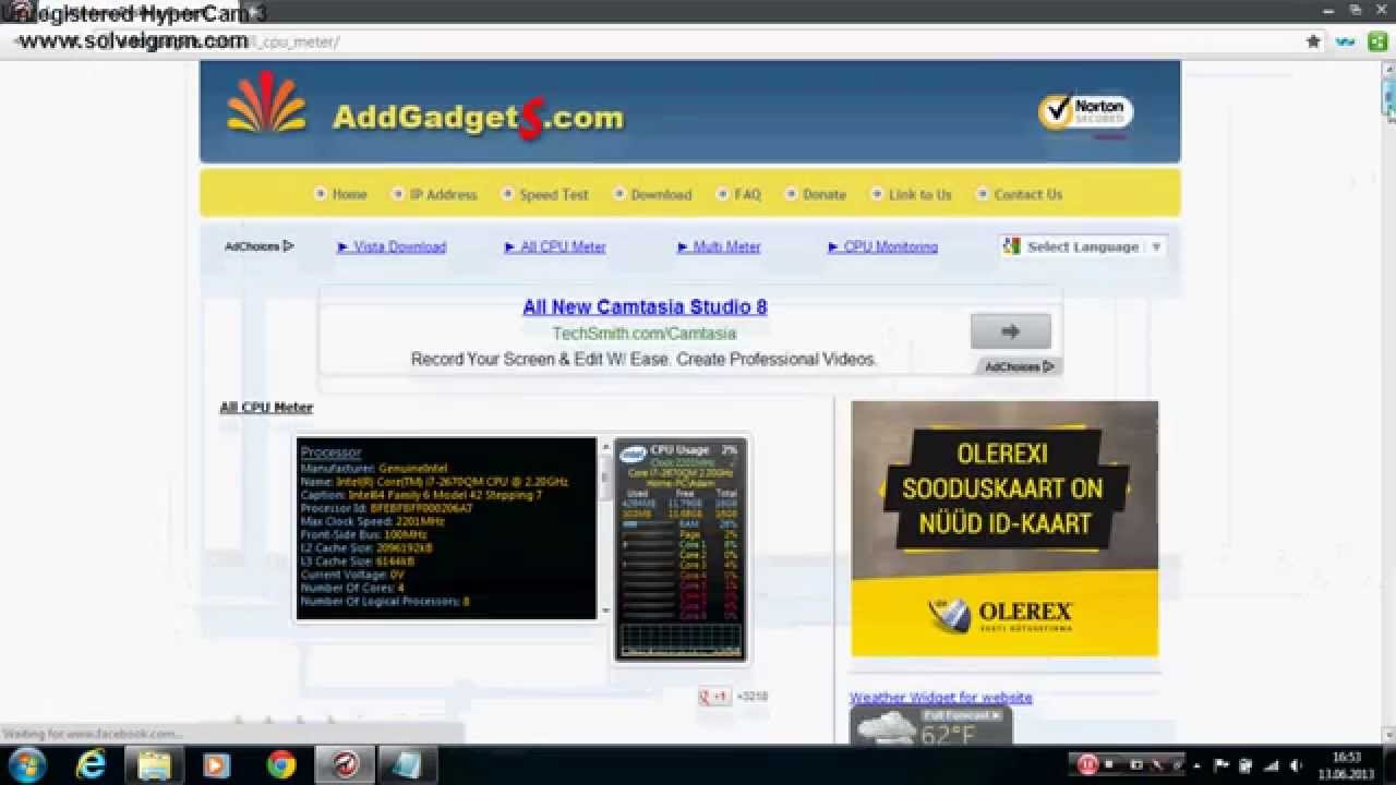 How to download All CPU Meter for Windows 7 (FREE) - YouTube