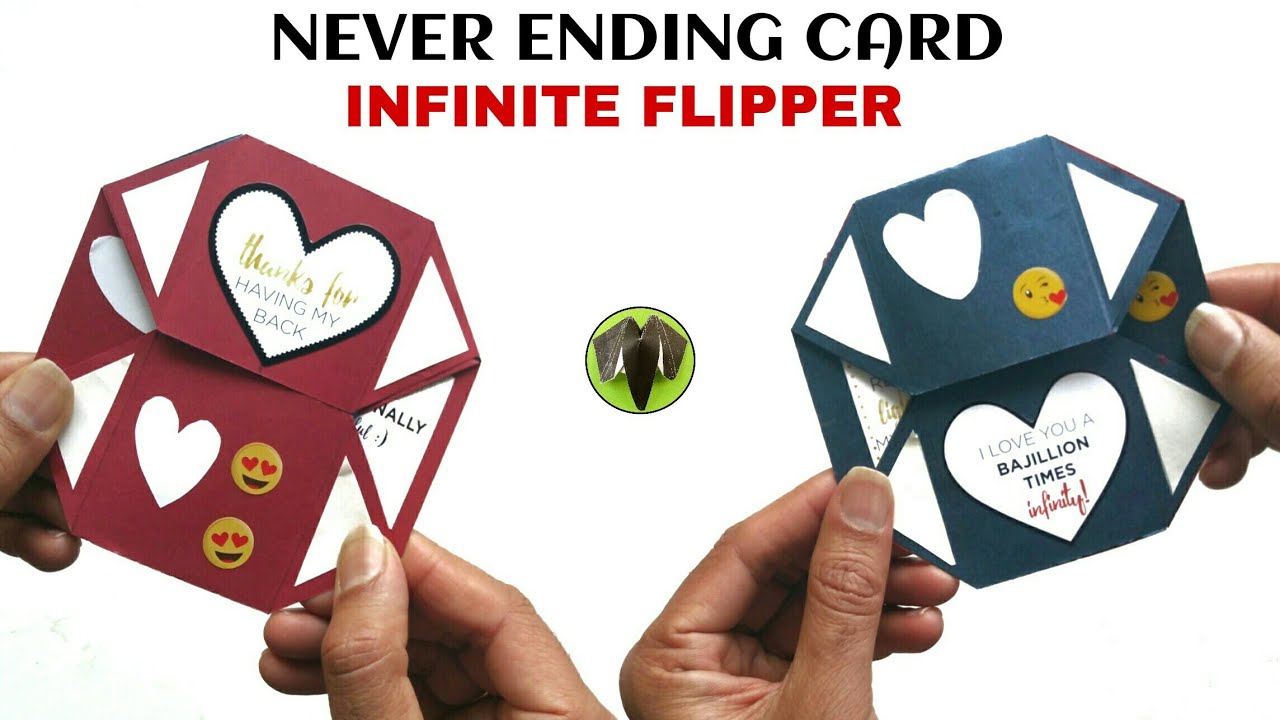 Infinite Flipper | Never Ending card - DIY tutorial - 896 - YouTube