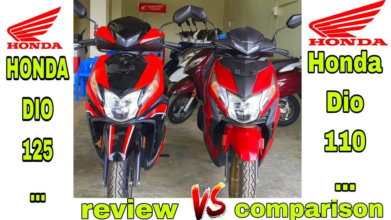 2023 Honda Dio 110 Vs 125 Dio Comparison | top 7 Big Changes | - YouTube