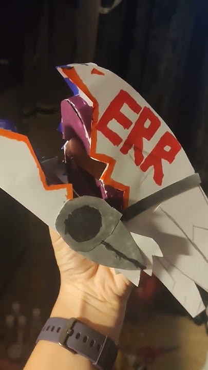 I tried making a paper dragon puppet! #furry #protogen #paperdragon - YouTube