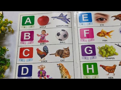 Learn Alphabets | Learn A to Z letters and words with pictures | Kids ...