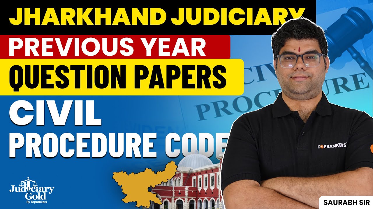 Jharkhand Judiciary Previous Year Paper Solution - Civil Procedure Code ...