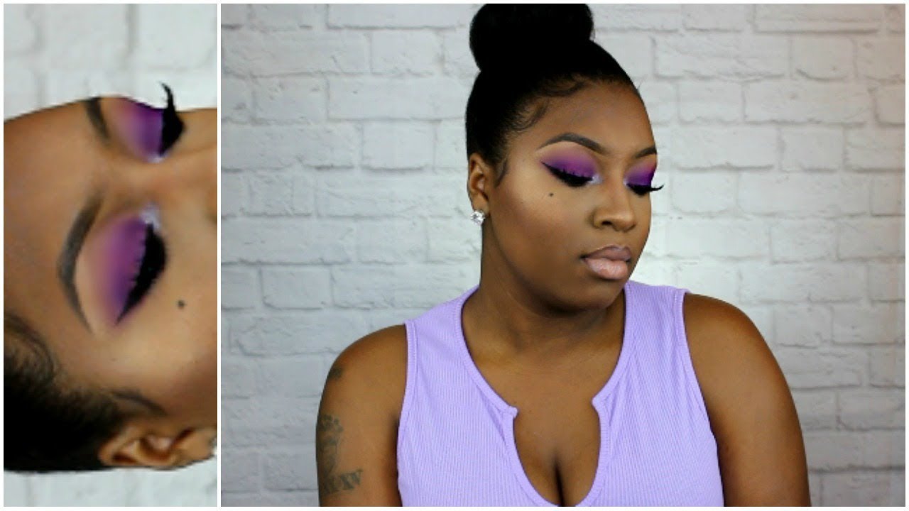QUICK & EASY PURPLE MAKEUP TUTORIAL | USING ONLY ONE EYESHADOW!! - YouTube
