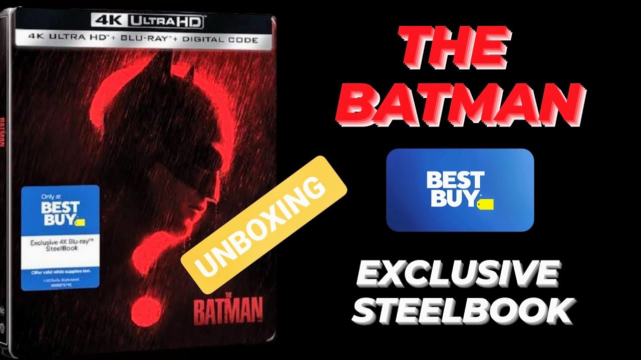 The Batman Best-buy exclusive steelbook unboxing en ESPAÑOL. - YouTube