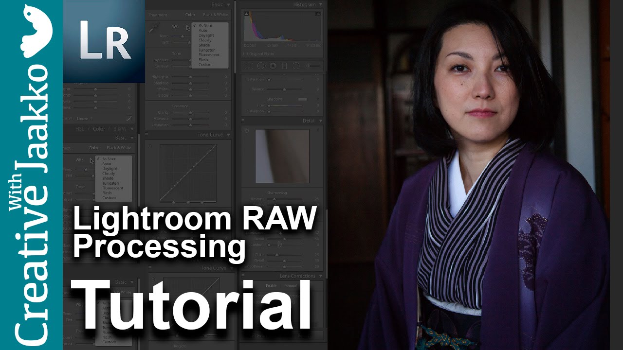 Lightroom RAW processing tutorial - YouTube