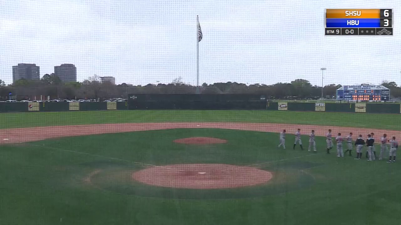 HBU Baseball vs Sam Houston State - YouTube