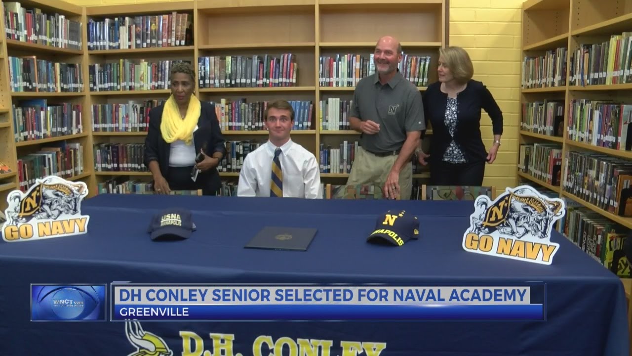 D.H. Conley senior appointed to U.S. Naval Academy - YouTube
