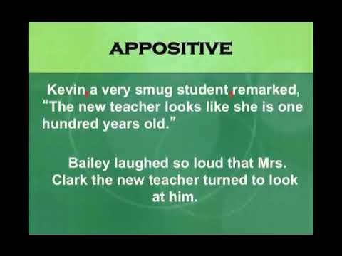 Appositives and Direct Address | Comma Rules - YouTube