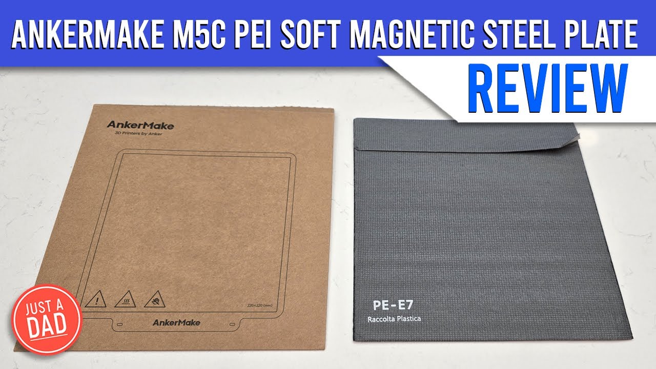 AnkerMake M5C PEI Soft Magnetic Steel Plate UNBOXING /REVIEW - YouTube