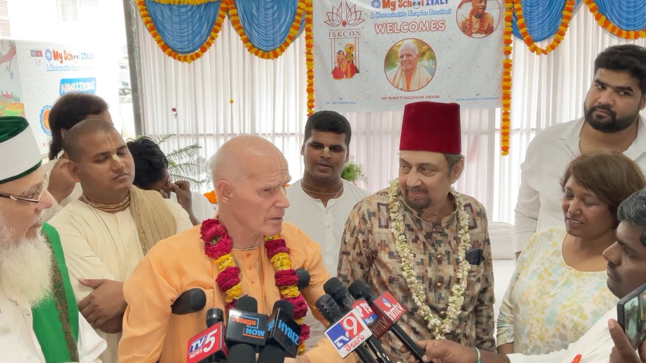 Renowned ISKCON Leader Bhakti Raghava Swami's Inspiring Message on ...