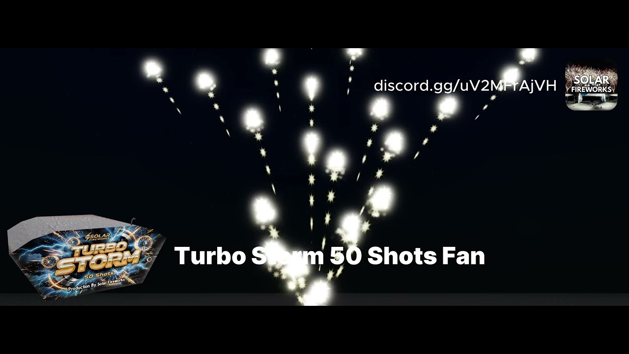 Roblox Fireworks Cakes Turbo Storm 50 Shots Fan, Solar Fireworks - YouTube