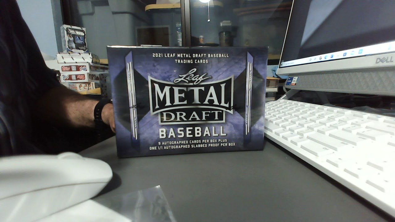 2021 Leaf Metal Draft Baseball Box 3 - YouTube