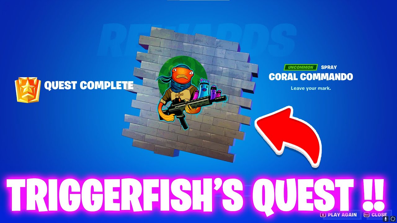 How To Complete Triggerfish Quests in Fortnite - triggerfish's ...