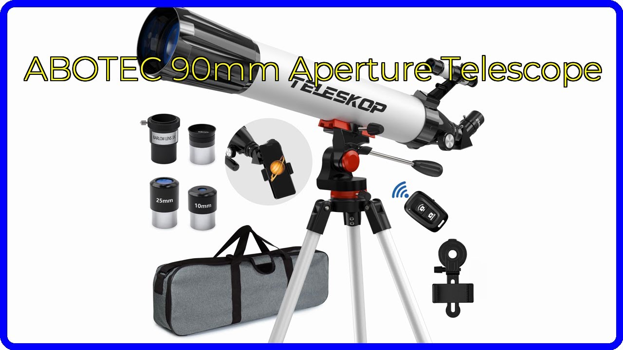REVIEW (2025): ABOTEC 90mm Aperture Telescope. ESSENTIAL details. - YouTube