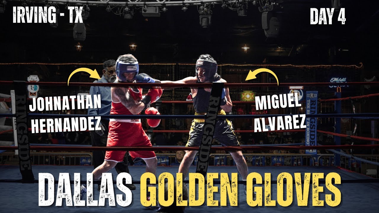 DALLAS Golden Gloves 2024! Amateur Boxers Compete On Day 4! - YouTube