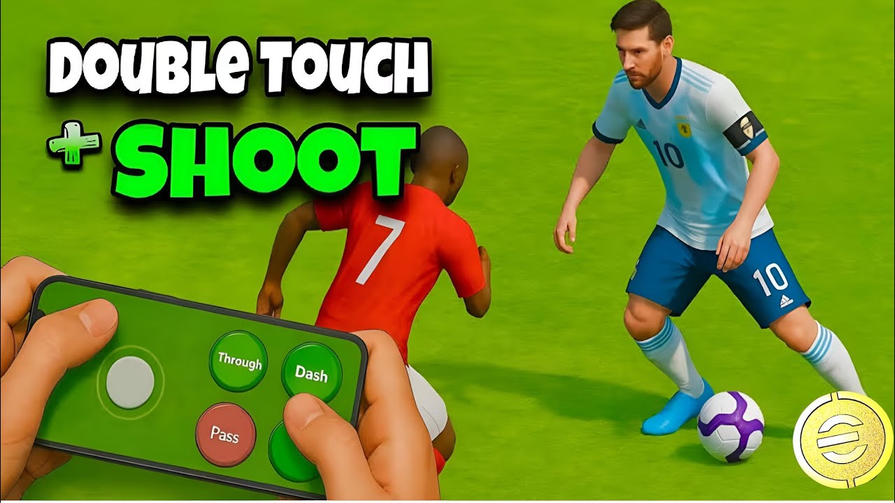 HOW TO ACTUALLY PERFORM DOUBLE TOUCH AND SHOOT #efootball #doubletouch ...