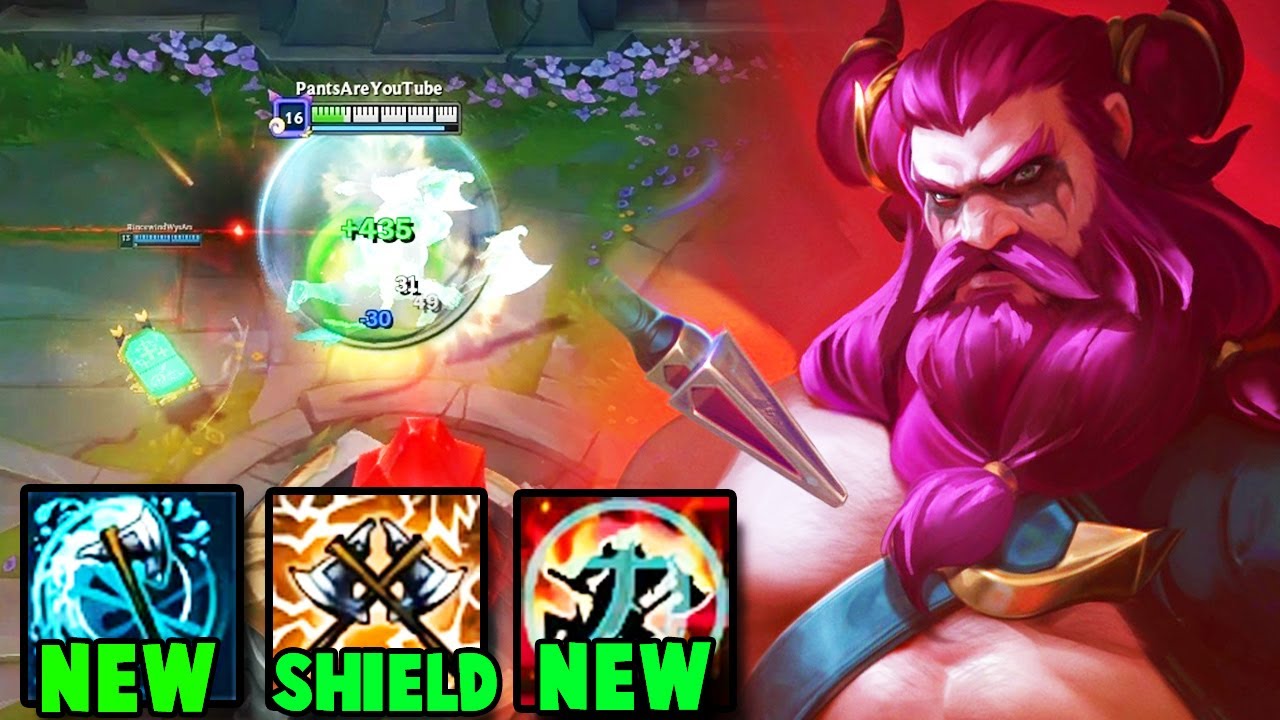OLAF REWORK IS NOW ABSOLUTELY BROKEN! Perma Ragnarok and Shield (Enemy ...