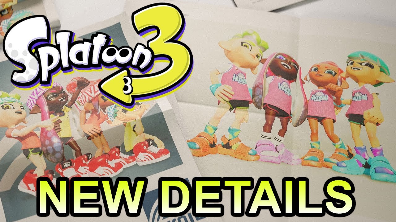 New Splatoon 3 Zink Clothing Brand Details Revealed - YouTube