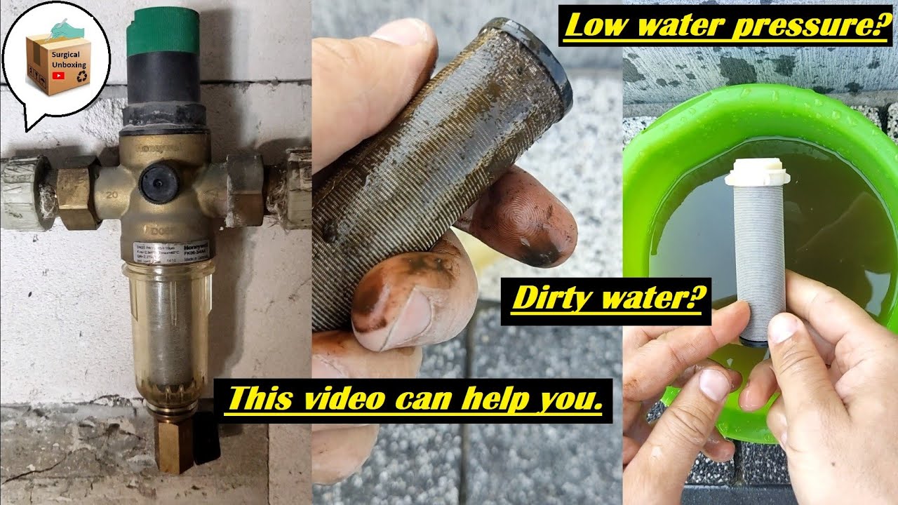 Cleaning the Water Filter. The Way to Low Water Pressure, Less Water ...