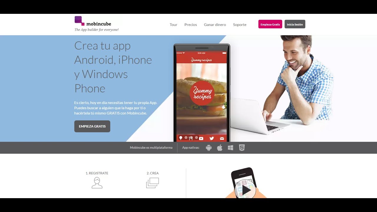 Mobincube - Presentación Rápida de Plataforma (App Builder) - YouTube
