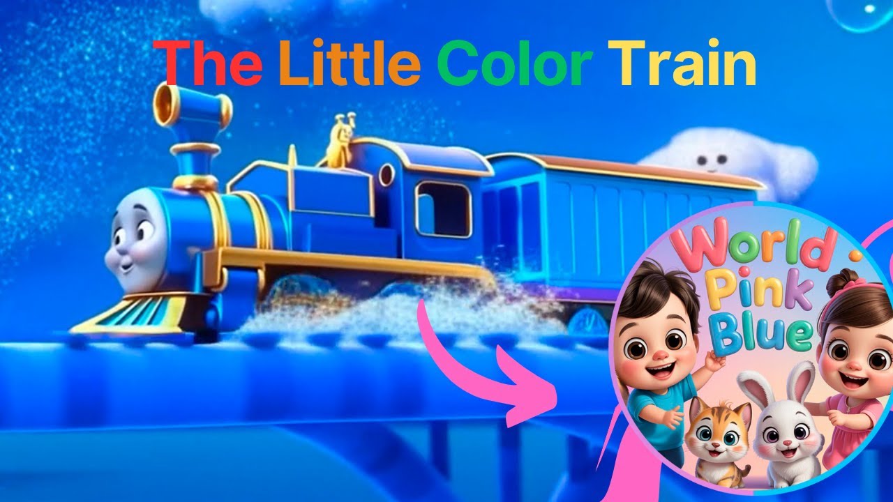 🚂🎨 The Color Train Song 🎵 | Fun Kids Song | Learn Colors with the Magic ...