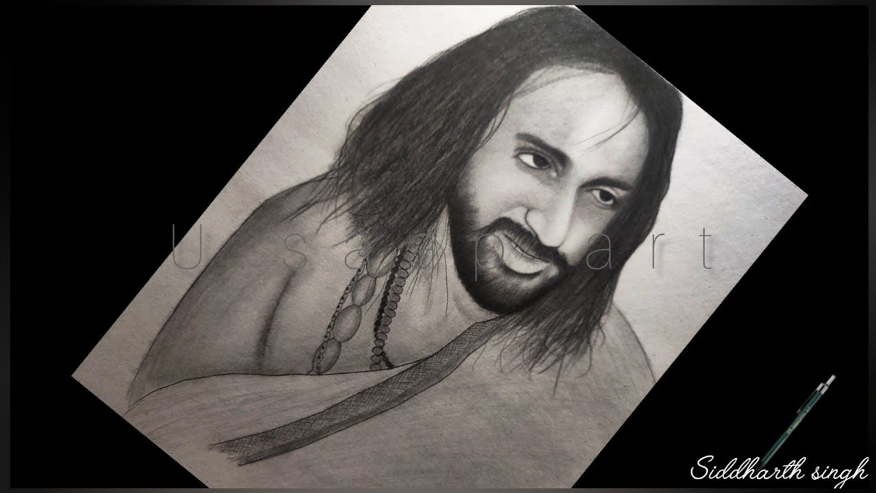 How To Draw A Realistic Boy Step By Step/Mahakumbh Viral Boy/Mahakumbh ...