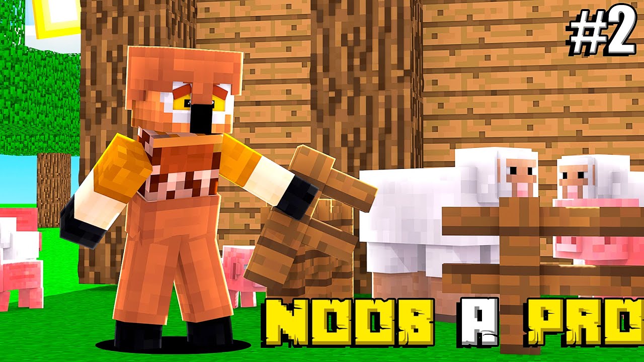 DE NOOB A PRO #2 MI PRIMERA VEZ CON UN ALDEANO | MINECRAFT FARGAN - YouTube