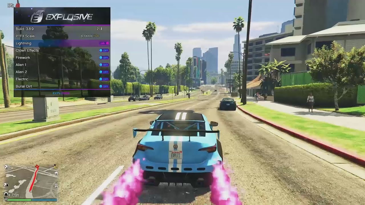 GTA 5 PC 1.64 Best Mod Menu Explosive - Vehicle Options p.1 (Extended ...