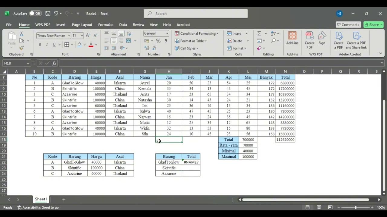 UAS - BRILIAN AURELIA (245216059) PIVOT TABLE & FILTER - YouTube