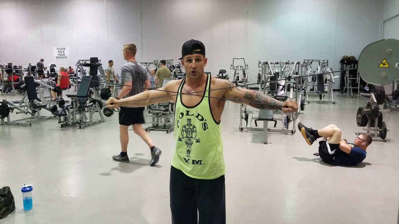 Rear Delt Reverse Cable Flyes - YouTube