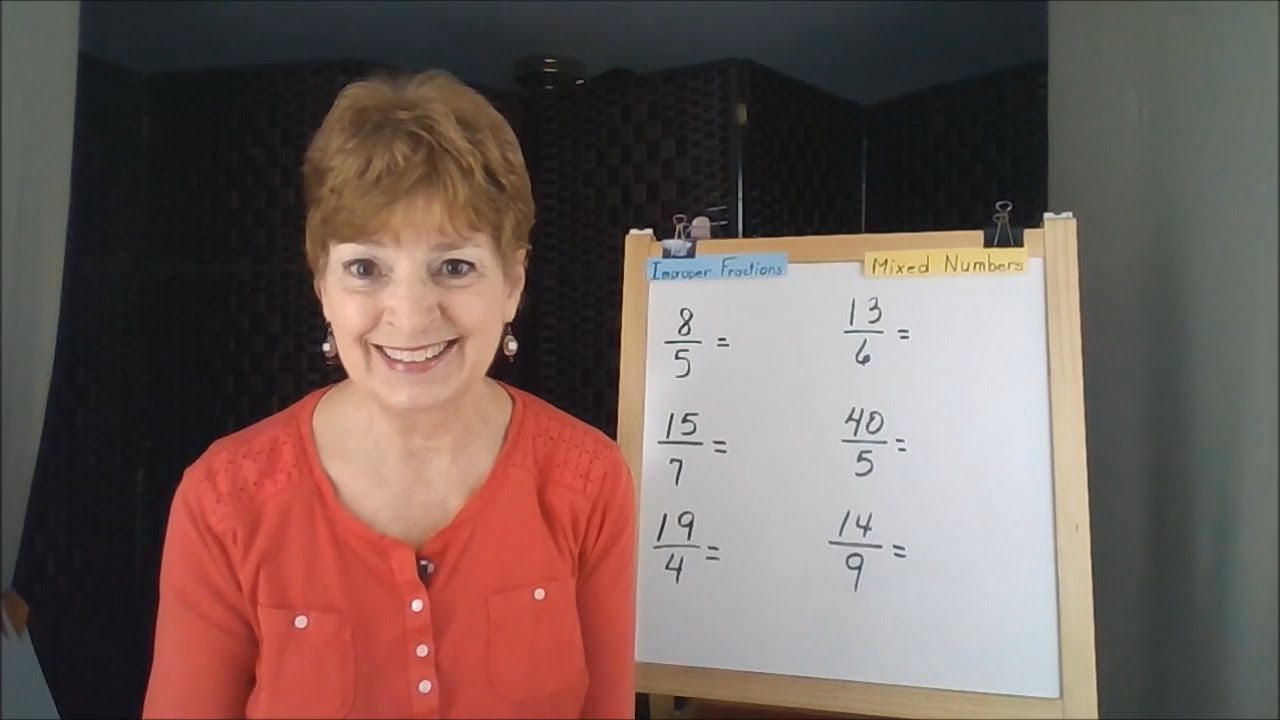 Improper Fractions Example 6 - YouTube