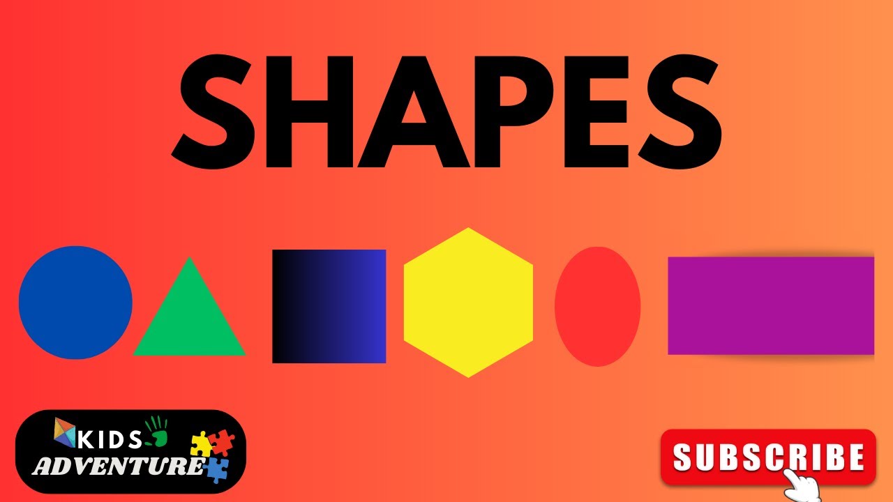 "Learn Shapes the Wonderful Way!" - perfect for todlers , kindergarden ...