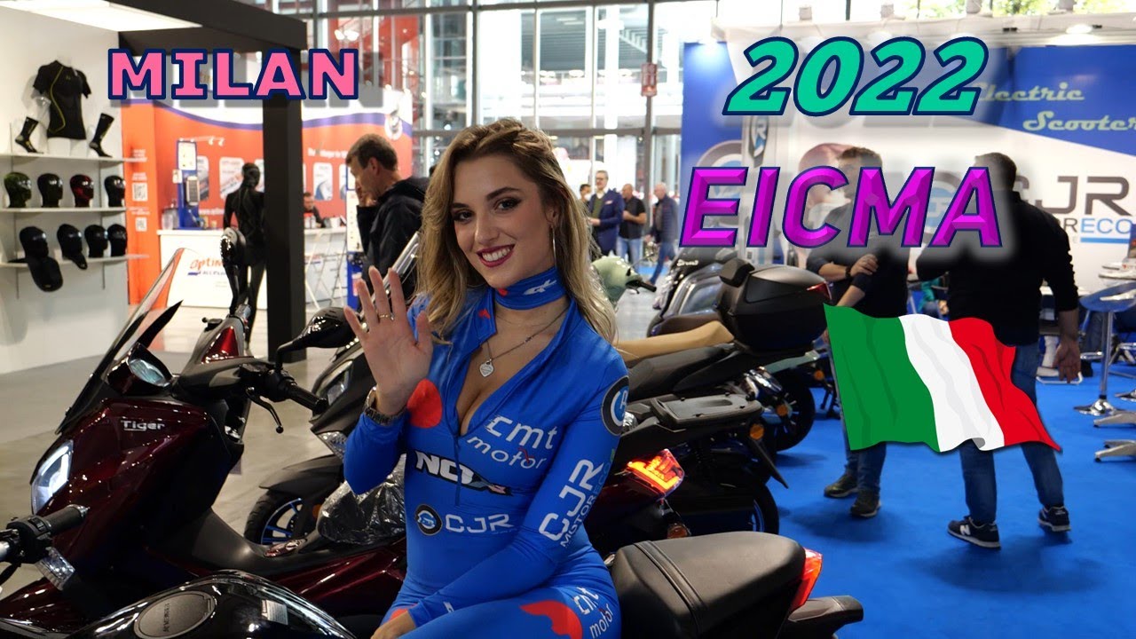 EICMA Promo Girls 4K pt.3 / Milano motorcycle show 2022 - YouTube