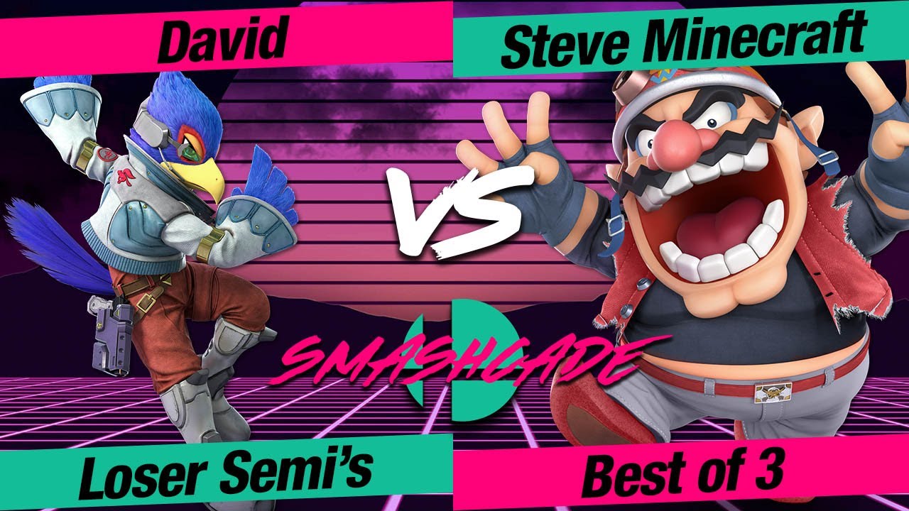Smashcade #8 David VS Steve Minecraft - YouTube
