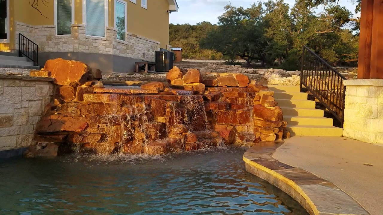 Spa boulder spillway - YouTube