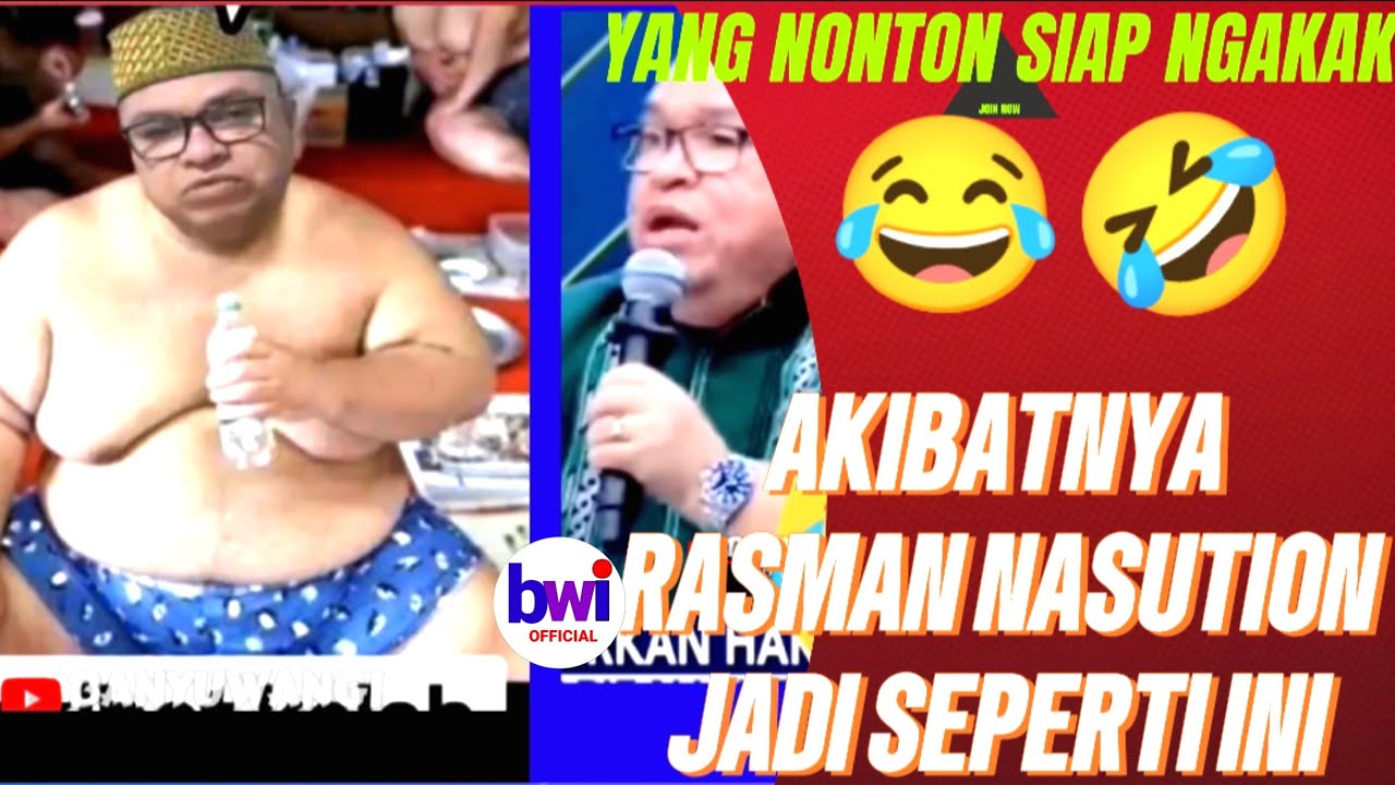 PARODI LUCU 😂 RASMAN NASUTION BIKIN ULAH ‼️ AKHIRNYA NETIZEN +62 GERAM🤣 ...