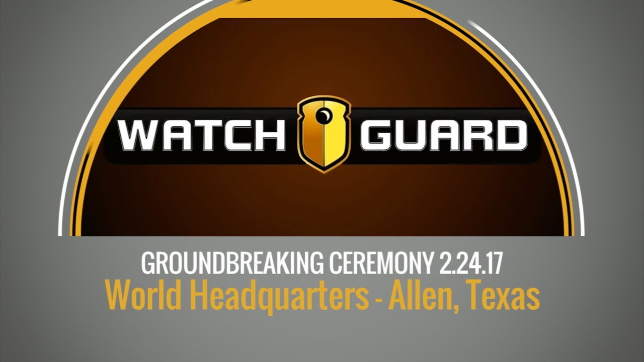 Watchguard Video to build new $46 mil. HQ in Allen (2.24.17) - YouTube