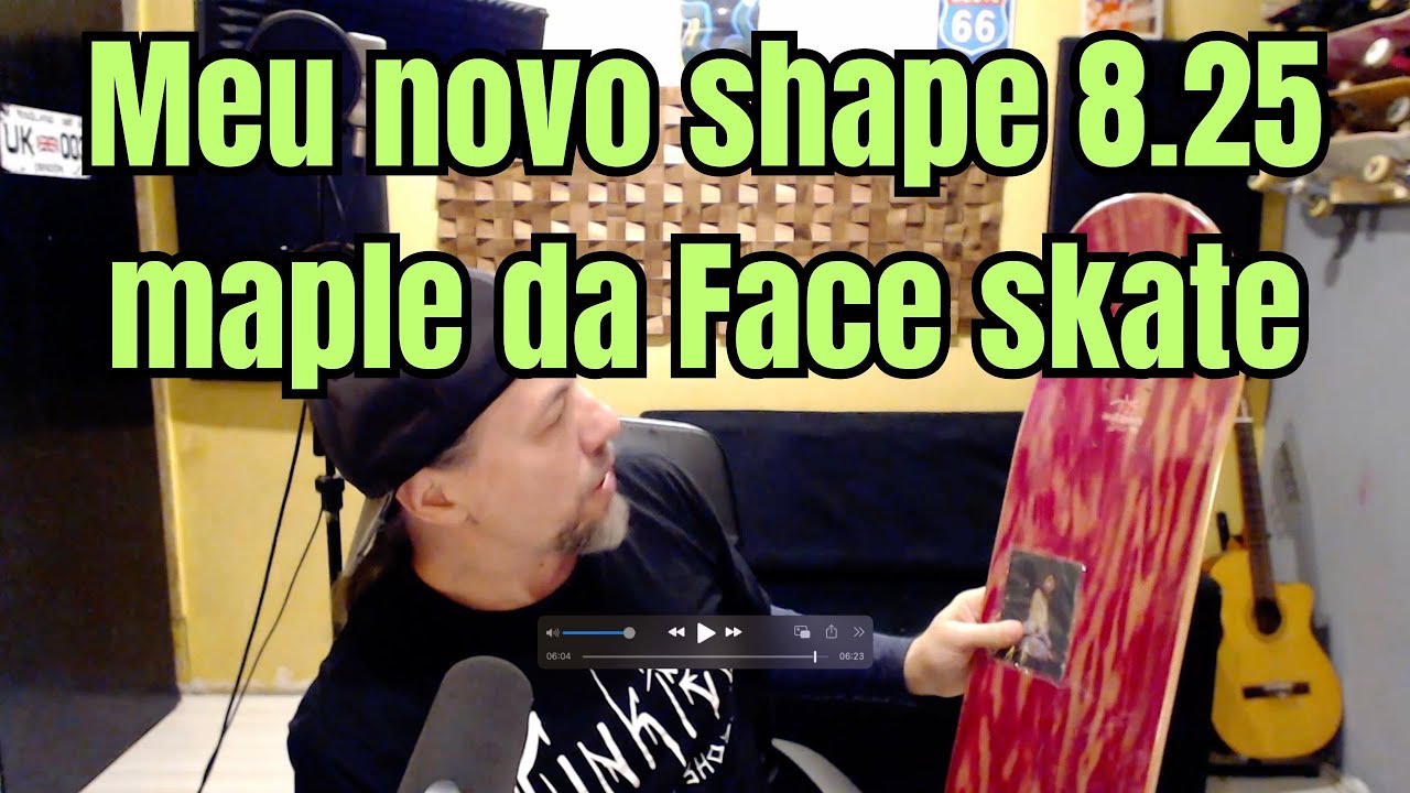Meu novo Shape 8.25 da Face Skate - YouTube